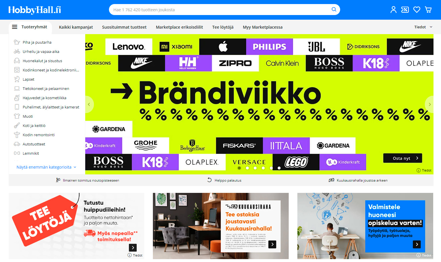 Osta verkosta: Uudistunut Hobby Hall - OstaLohjalta